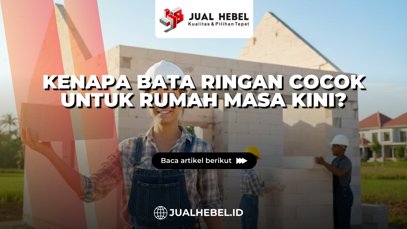 Kenapa Bata Ringan Cocok untuk Rumah Masa Kini? - jualhebel.id